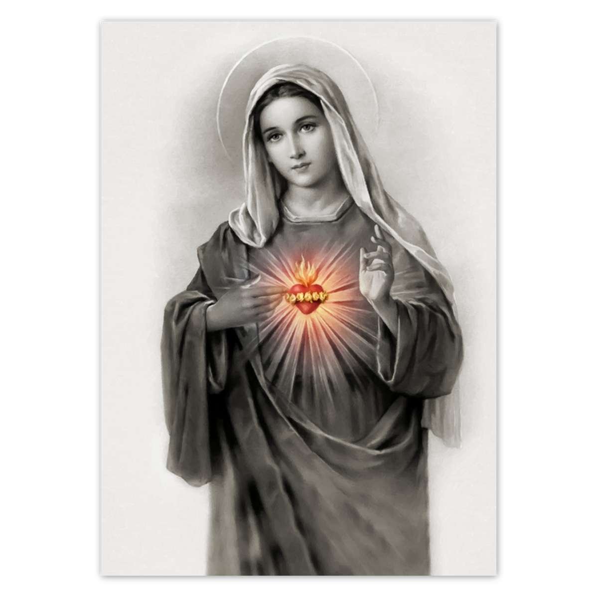 Plakat Maryja Matka Boska, 50x70 cm - ZeSmakiem | Sklep EMPIK.COM