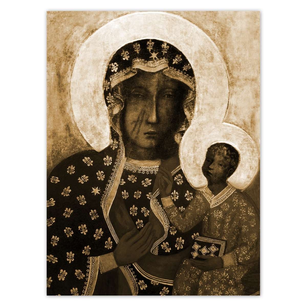 Plakat Matka Boska Częstochowska, 30x40 cm - ZeSmakiem | Sklep EMPIK.COM