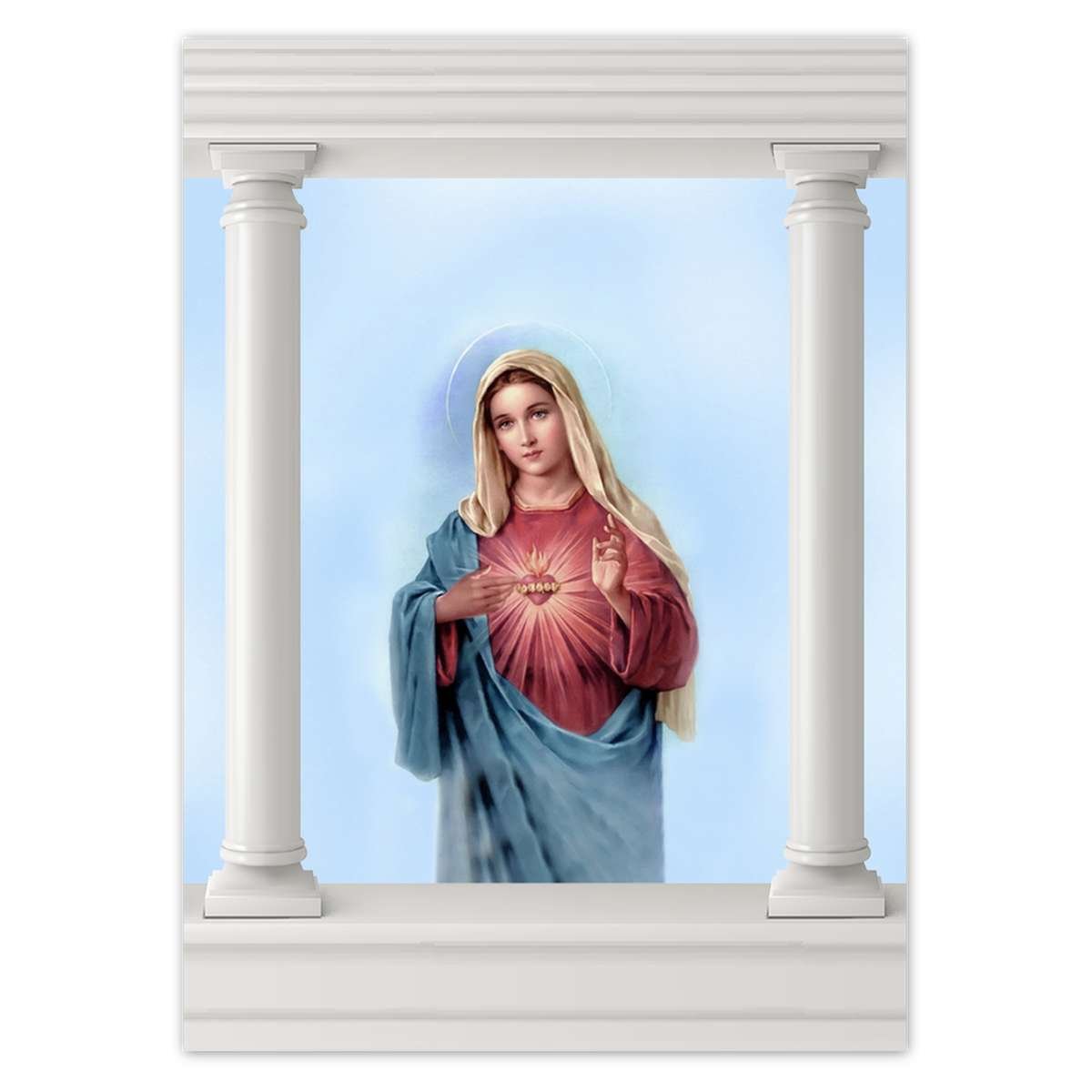 Plakat Matka Boska Maryja Maria, 50x70 cm - ZeSmakiem | Sklep EMPIK.COM