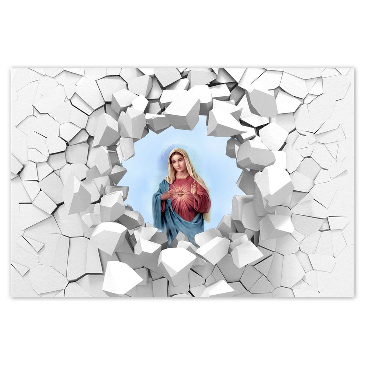 Plakat Matka Boska Maryja Maria, 60x40 cm - ZeSmakiem | Sklep EMPIK.COM