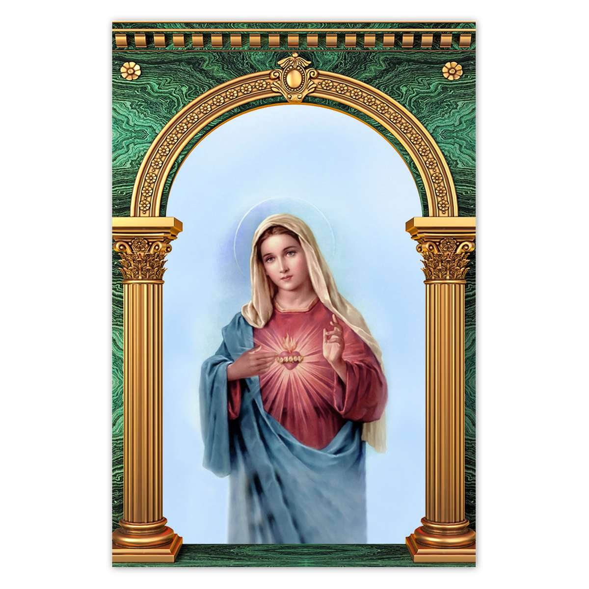 Plakat Matka Boska Maryja Maria, 60x90 cm - ZeSmakiem | Sklep EMPIK.COM
