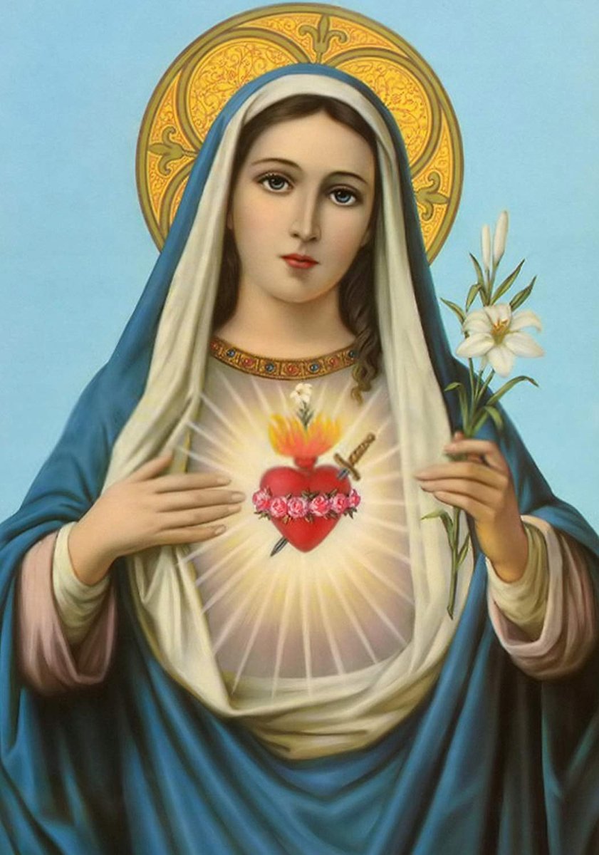 Plakat Matka Boża Boska Maryja 70x50 cm - Atram | Sklep EMPIK.COM