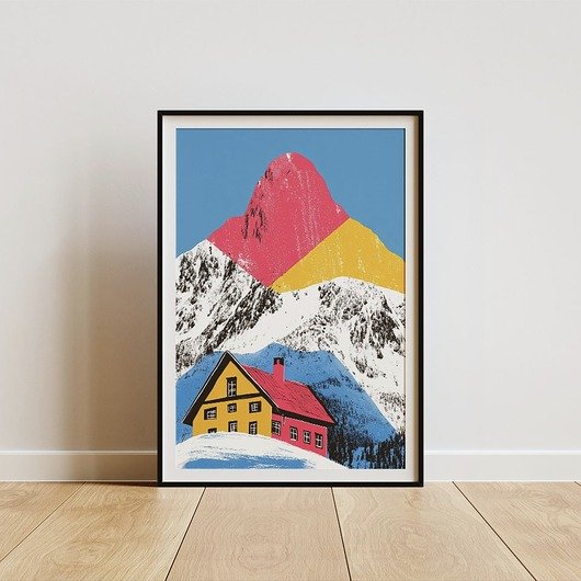 Plakat - Matterhorn Szwajcaria - Harry Monkey | Sklep EMPIK.COM