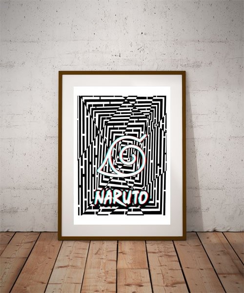 Plakat, Maze Gaze Naruto, 3D 40x50 cm - reinders | Sklep EMPIK.COM
