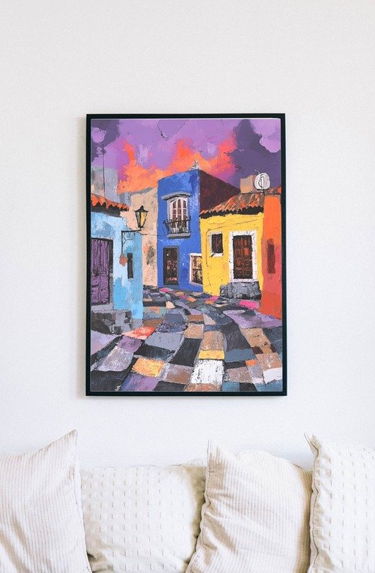 Plakat - Meksykańska wioska 2 30x40 - Harry Monkey | Sklep EMPIK.COM