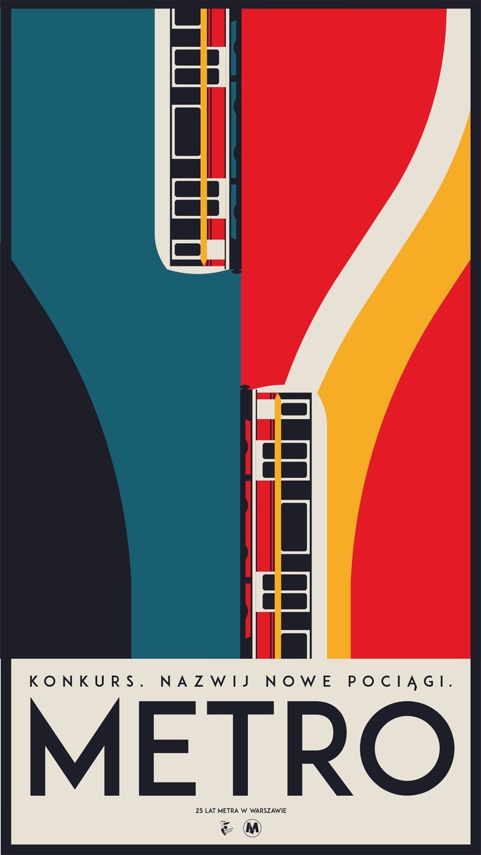 Plakat Metro Vintage Retro ART 100x70 cm #5 - Atram | Sklep EMPIK.COM