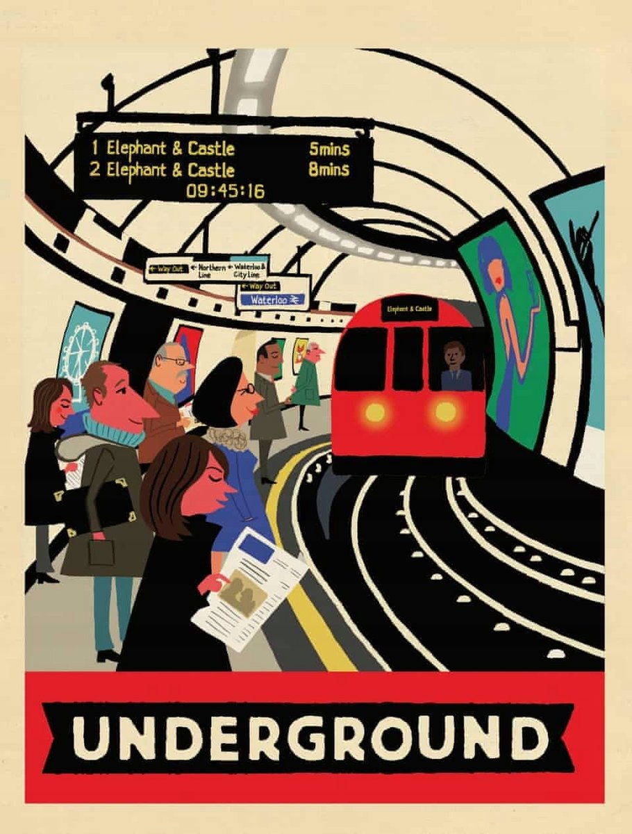 Plakat Metro Vintage Retro ART 30x21 cm #3 - Atram | Sklep EMPIK.COM