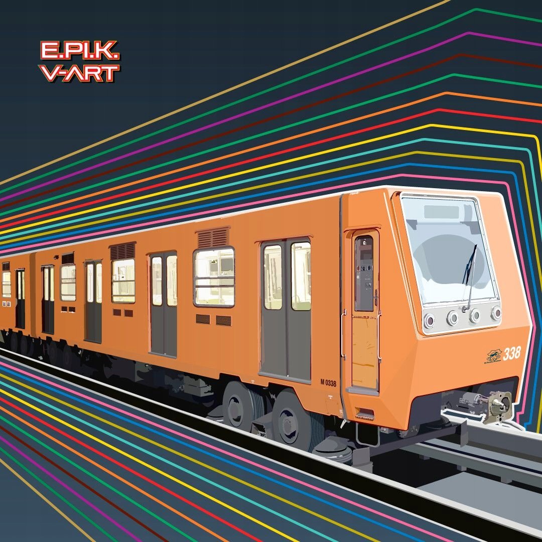 Plakat Metro Vintage Retro Obraz 91,5x61 - Atram | Sklep EMPIK.COM
