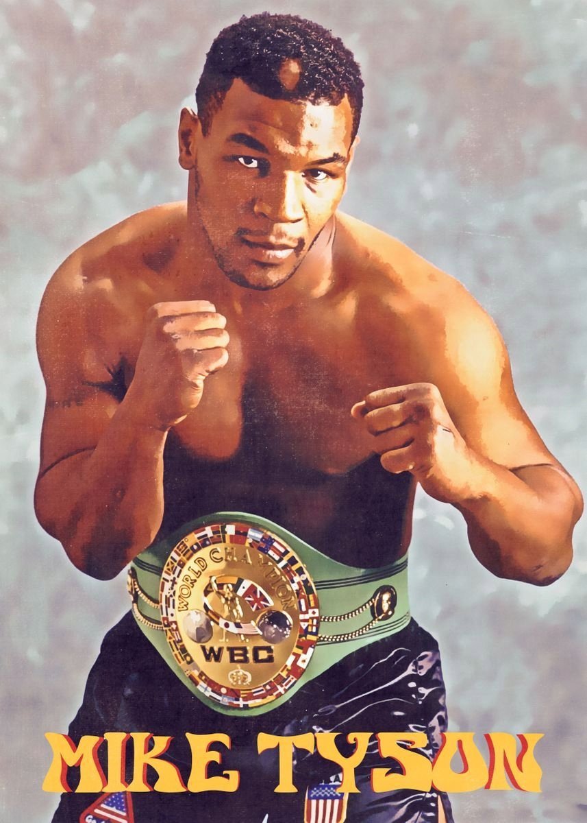 Plakat Mike Tyson Iron Mike 60x40 cm #1 - Atram | Sklep EMPIK.COM