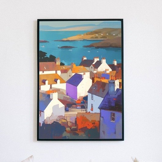 Plakat - Moja Kornwalia 30x40 - Harry Monkey | Sklep EMPIK.COM