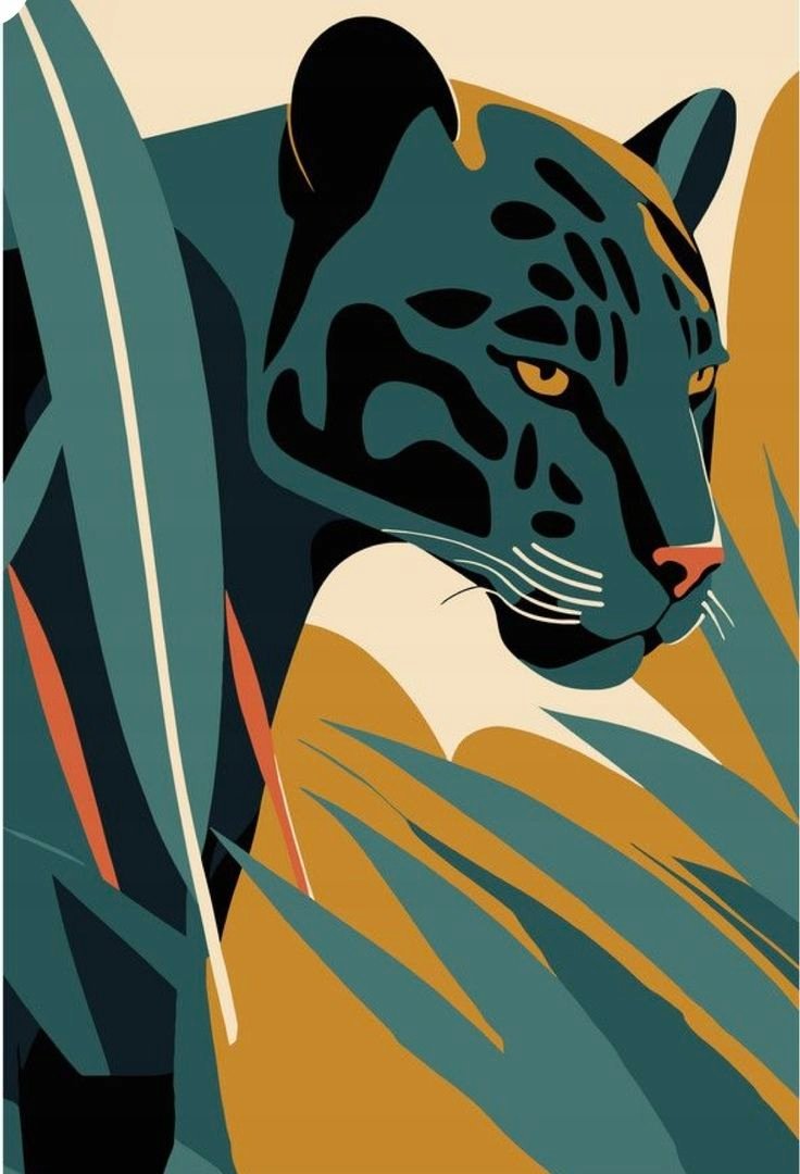 PLAKAT MONSTERA LIŚCIE ROŚLINY CZARNA PANTERA BOHO 100x70 cm #10 ...