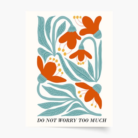 Plakat, Motywacyjny: Do not worry, 30x40 cm - Empik Foto | Sklep EMPIK.COM