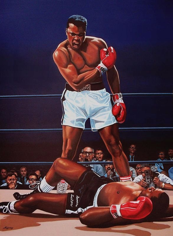 Plakat Muhammad Ali Mohamed Ali Box 60x40 cm - Atram | Sklep EMPIK.COM