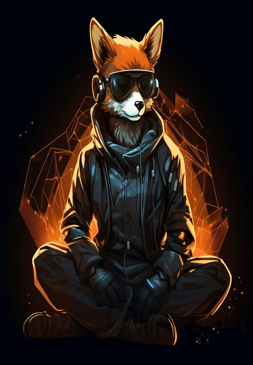 Plakat Music Fox 21x30cm - E-Plumeria | Sklep EMPIK.COM