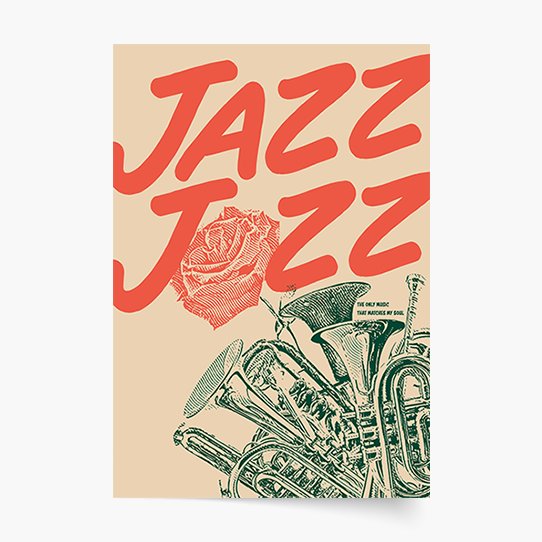 Plakat, Muzyka Jazz, 60x80 cm - Empik Foto | Sklep EMPIK.COM