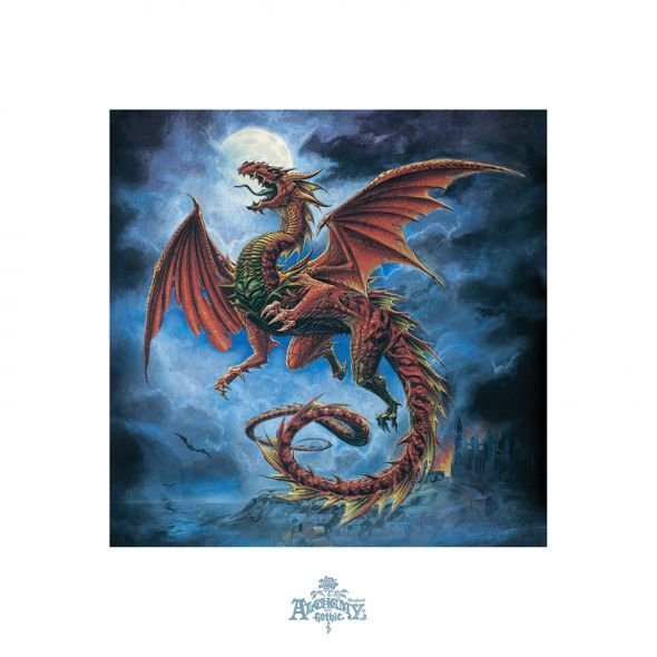 Plakat na ścianę Alchemia Whitby Wyrm reprodukcja do salonu 40x40 cm ...