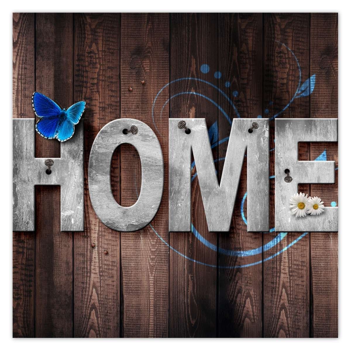 Plakat Napis HOME, 140x140 cm - ZeSmakiem | Sklep EMPIK.COM