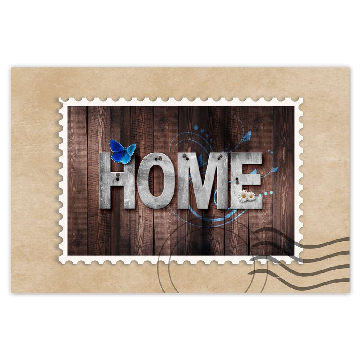 Plakat Napis HOME, 60x40 cm - ZeSmakiem | Sklep EMPIK.COM