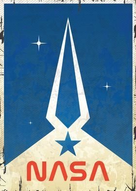 Plakat Nasa Kosmos Vintage RETRO 91,5x61 cm #11 - Atram | Sklep EMPIK.COM