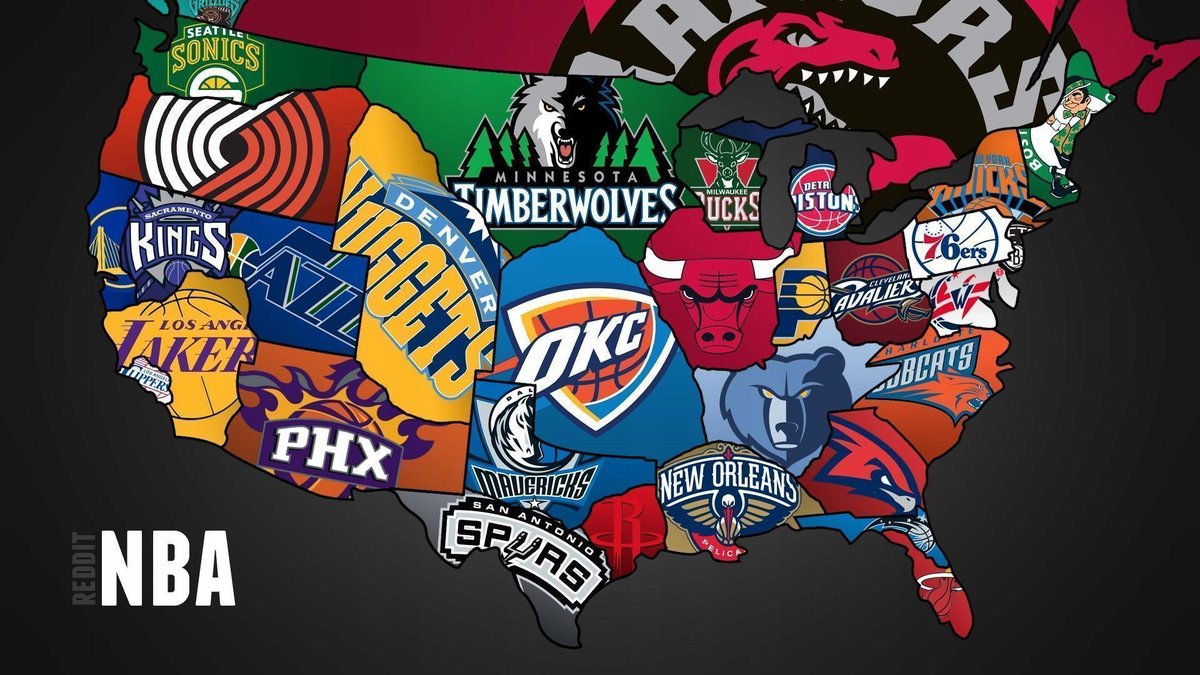 Plakat NBA Logo Wszystkie Drużyny TEAM 30x21 cm #4 - Atram | Sklep ...