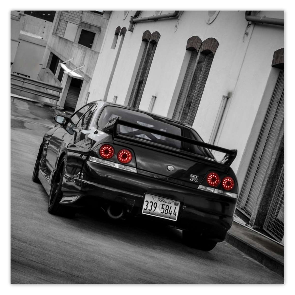 Plakat Nissan GTR, 70x70 cm - ZeSmakiem | Sklep EMPIK.COM