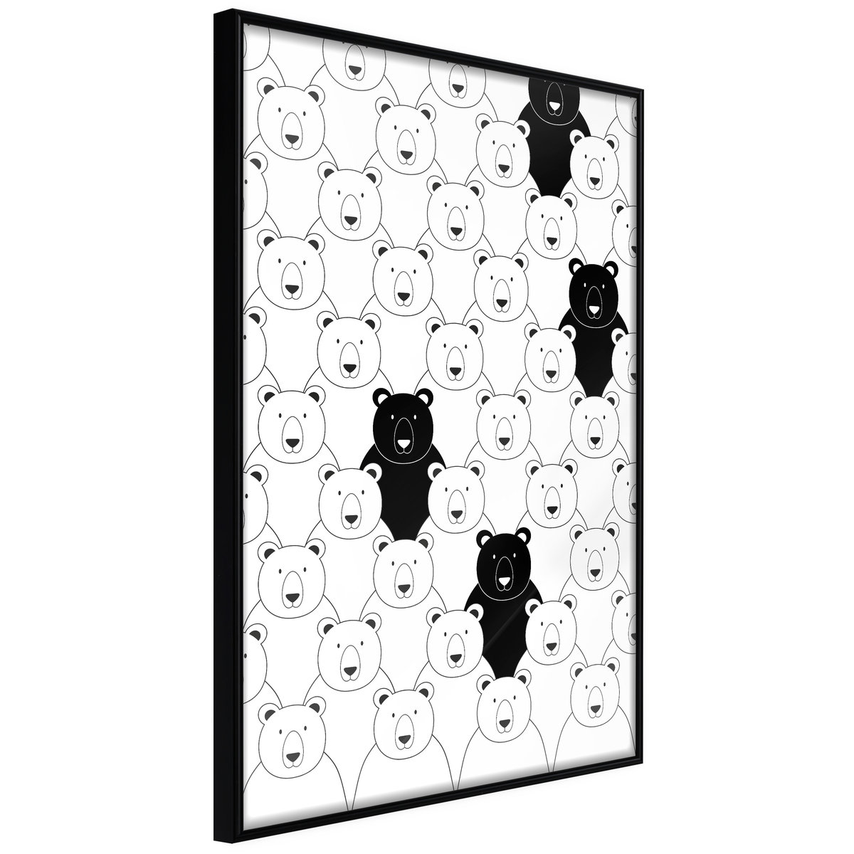 Plakat - Obcy w stadzie [Poster] 30x45 Rama czarna papier plakatowy 250 ...