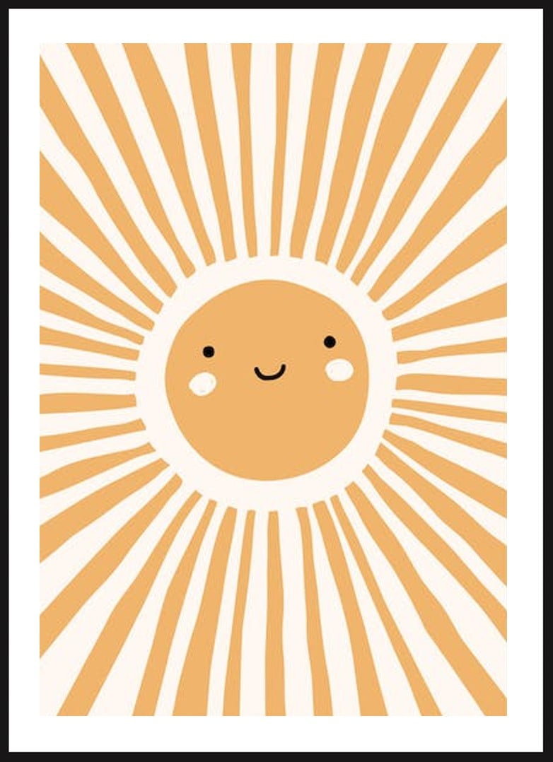 Plakat Obraz - Radosne Słońce - 30X42 Cm - Fabryka plakatu | Sklep ...