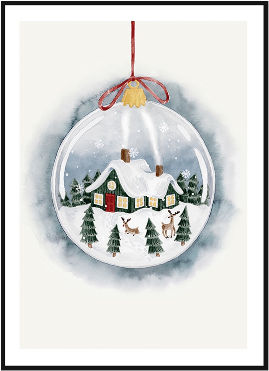 Plakat Obraz - Świąteczna Bombka - 50x70 cm - Inna marka | Sklep EMPIK.COM