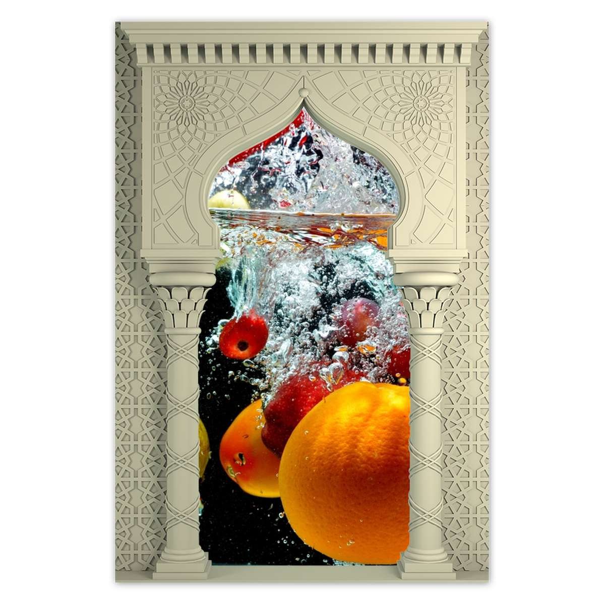 Plakat Owoce i warzywa w wodzie, 40x60 cm - ZeSmakiem | Sklep EMPIK.COM