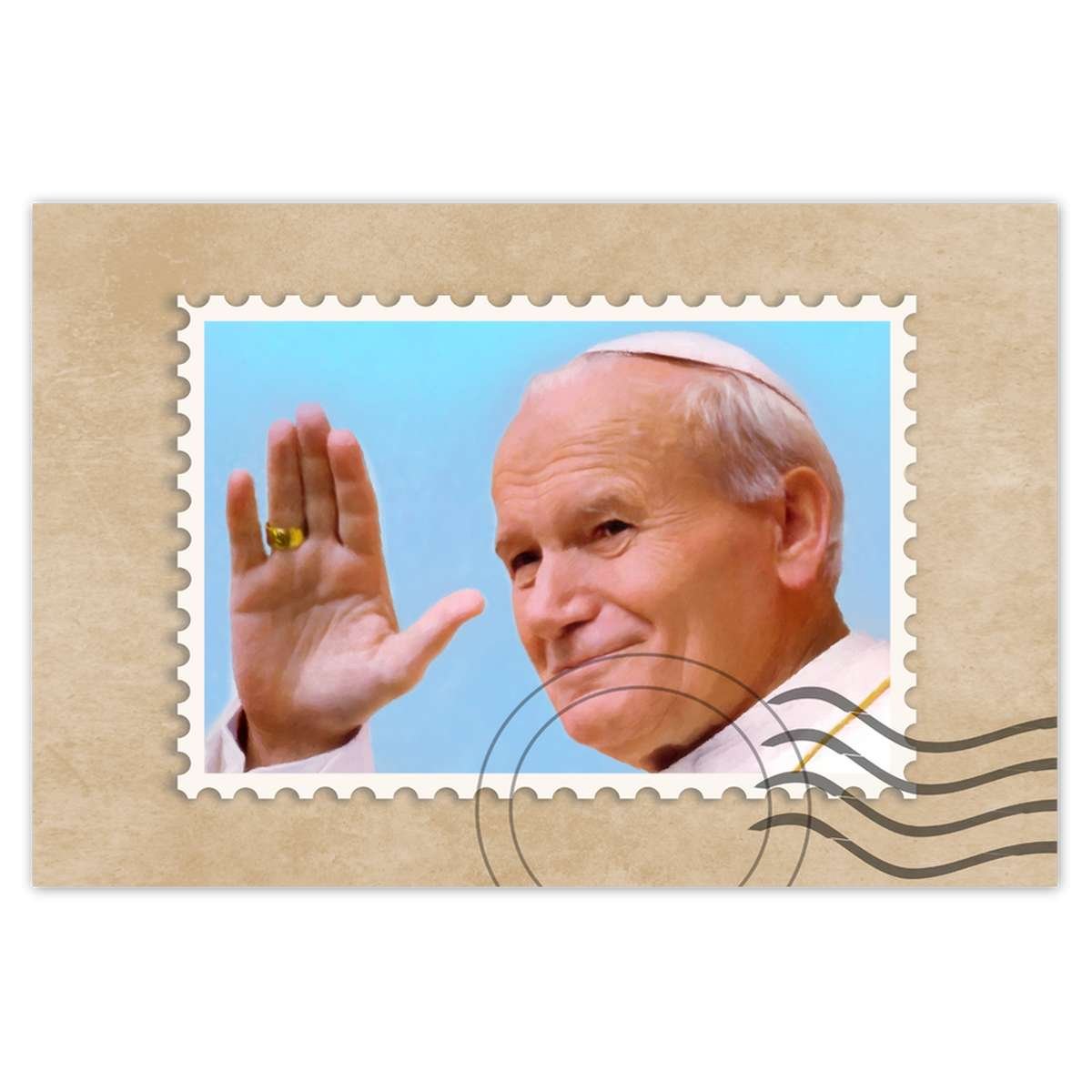 Plakat Papież Polak Jan Paweł II, 120x80 cm - ZeSmakiem | Sklep EMPIK.COM