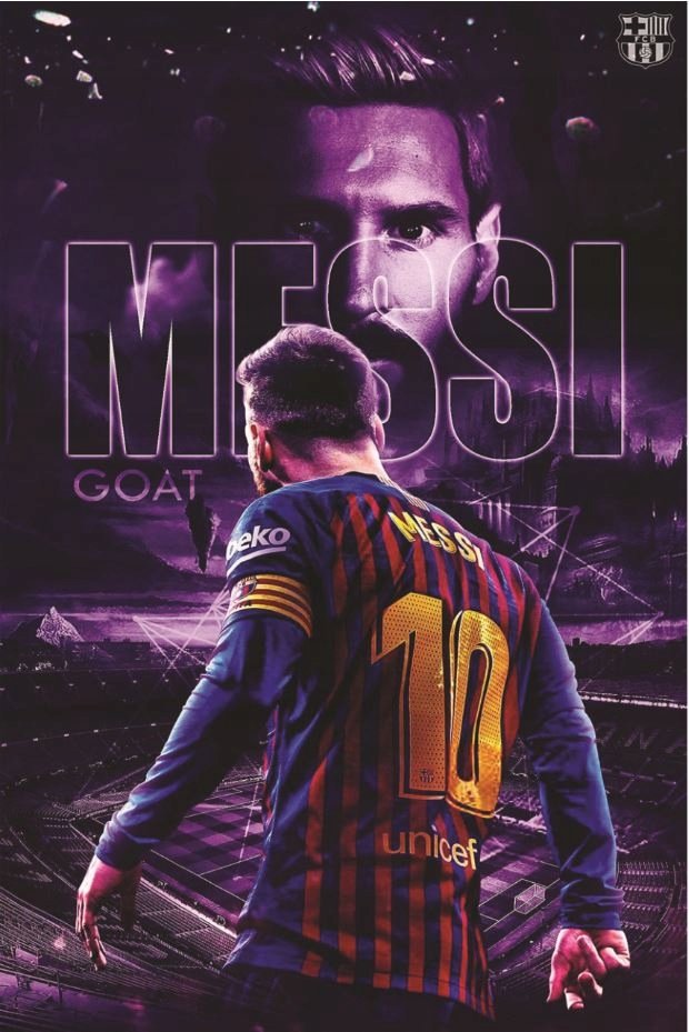 Plakat Piłkarski Lionel Messi Leo Fc Barcelona PSG - Atram | Sklep ...