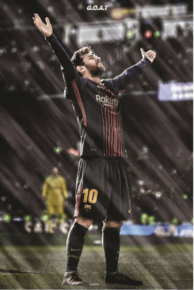 Plakat Piłkarski Lionel Messi Leo Fc Barcelona PSG - Atram | Sklep ...