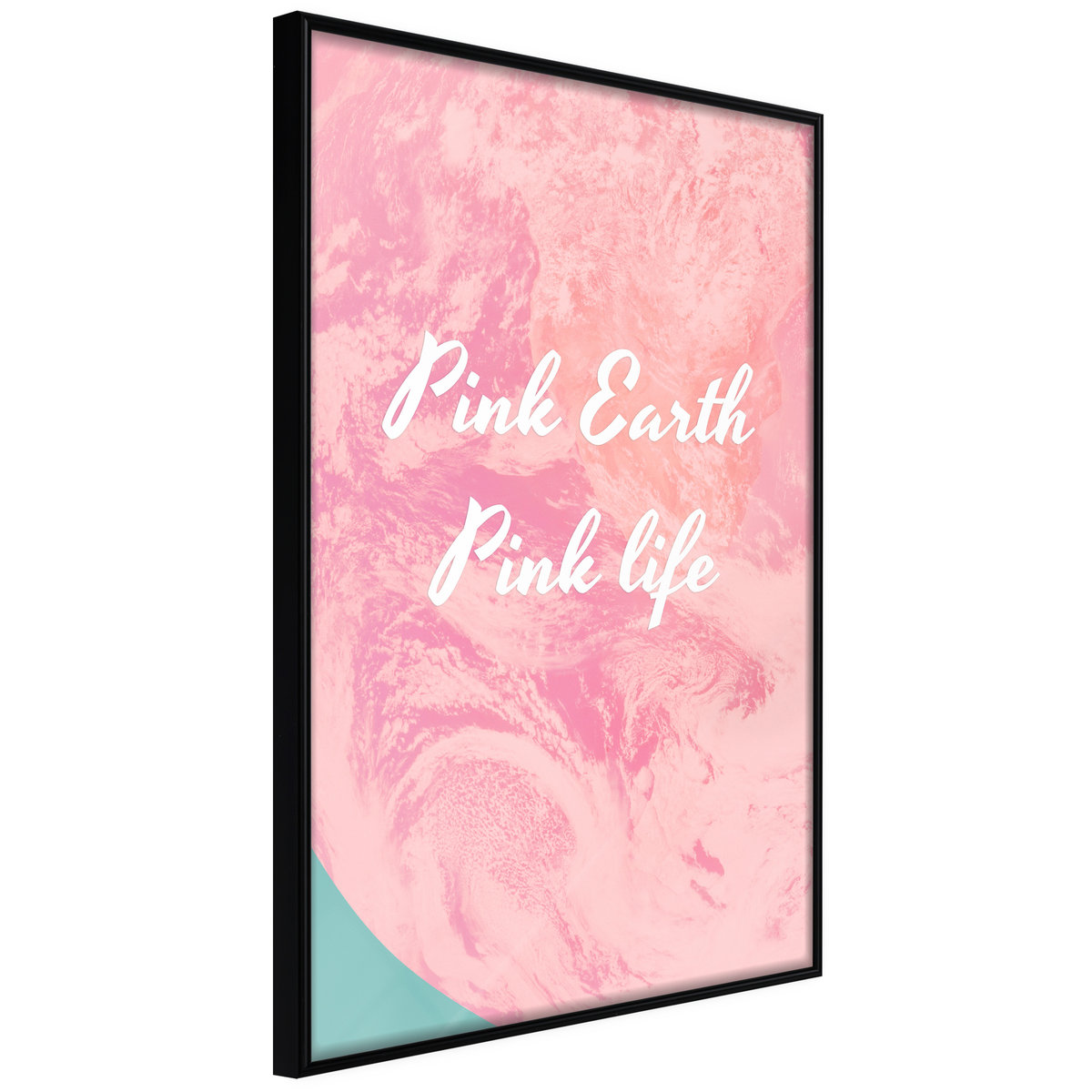 'Plakat - Pink Earth - ARTGEIST | Sklep EMPIK.COM
