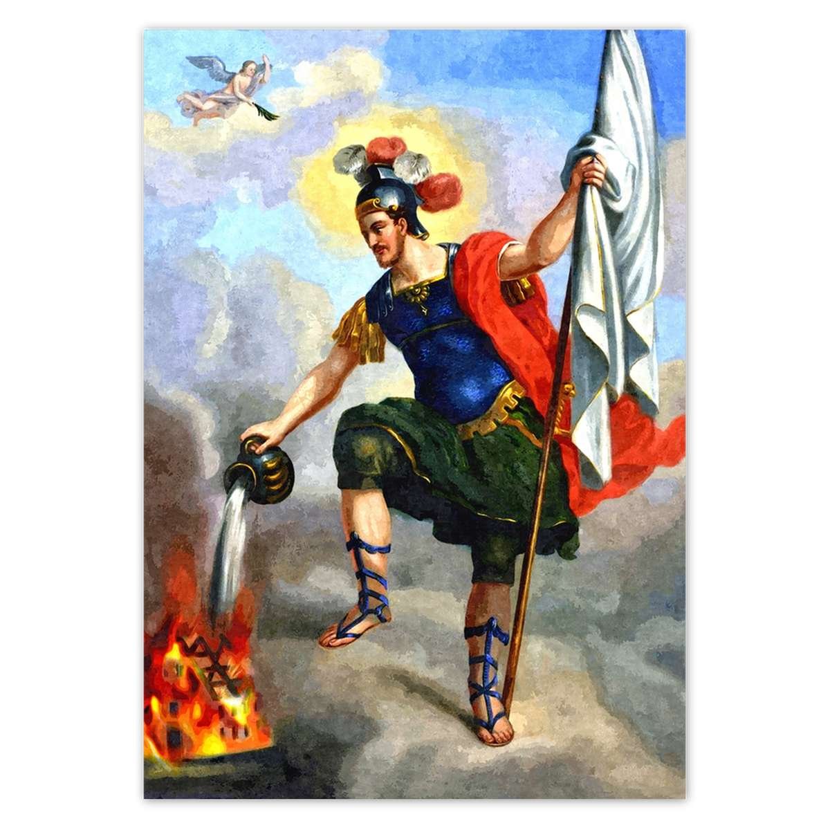 Plakat pionowy Patron strażaków św Florian, 14,8x21 cm - ZeSmakiem ...