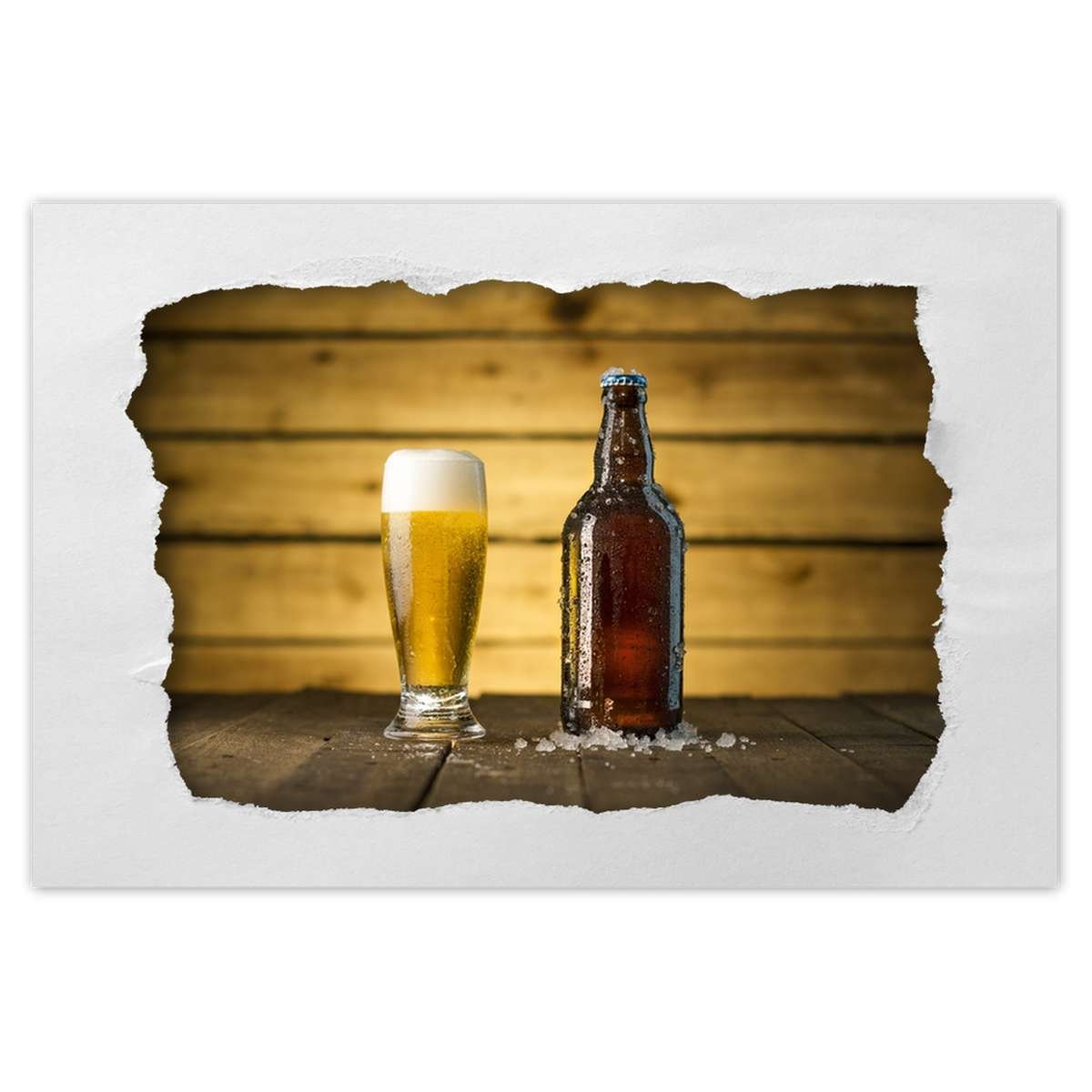 Plakat Piwko, 120x80 cm - ZeSmakiem | Sklep EMPIK.COM