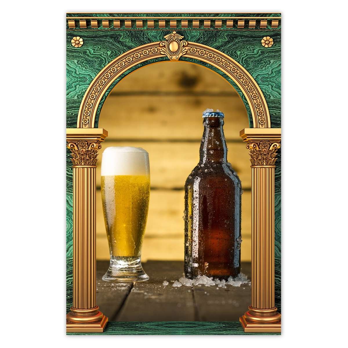 Plakat Piwko, 60x90 cm - ZeSmakiem | Sklep EMPIK.COM