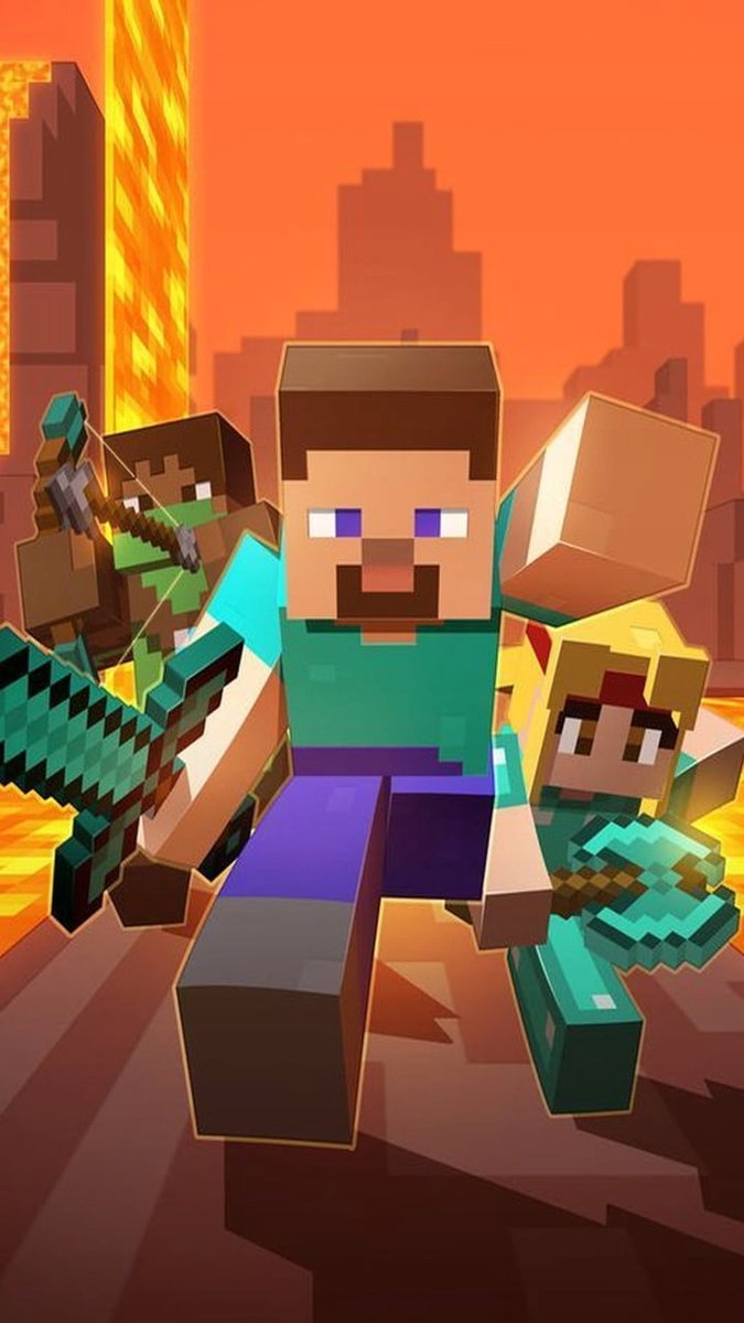 Plakat poster Minecraft World Maxi Steve &Alex - Atram | Sklep EMPIK.COM