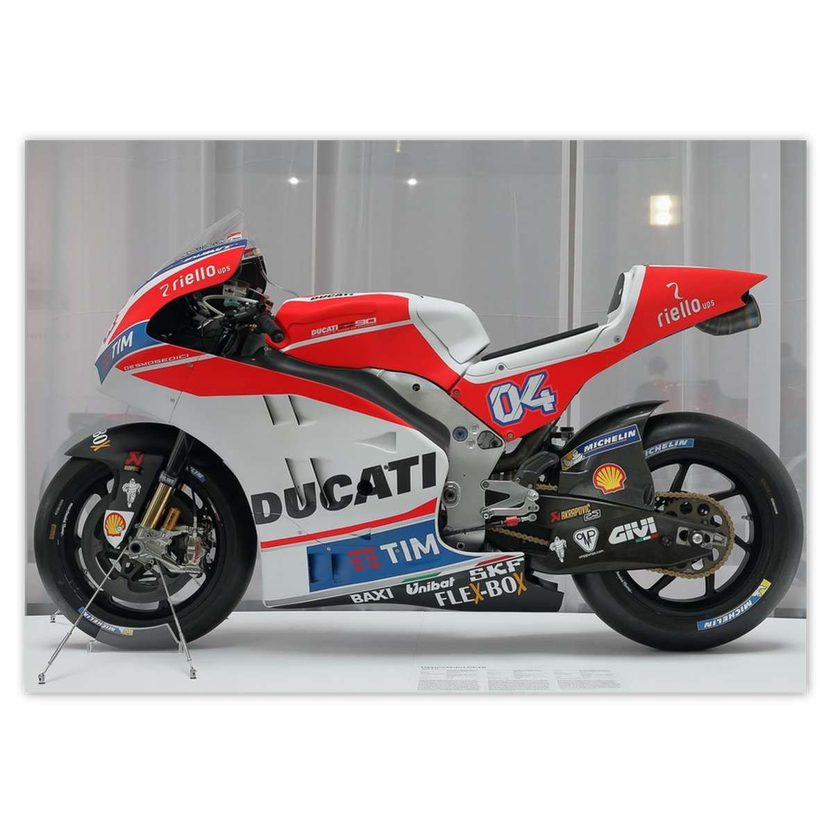 Plakat poziomy Motocykl Ducati, 59,4x42 cm - ZeSmakiem | Sklep EMPIK.COM