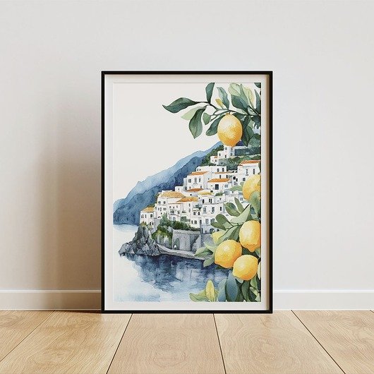 Plakat - Przepiękne Amalfi 21x30 - Harry Monkey | Sklep EMPIK.COM