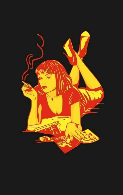Plakat Pulp Fiction ART Vintage Retro 70x50 cm - Atram | Sklep EMPIK.COM