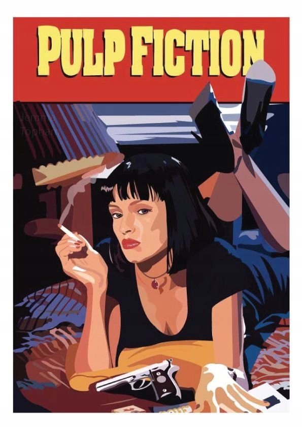 Plakat PULP FICTION Vintage Retro 100x70 cm #3 - Atram | Sklep EMPIK.COM