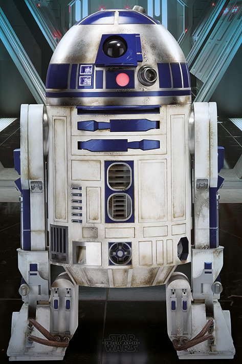 Plakat PYRAMID INTERNATIONAL Star Wars Episode Vii R2-D2, 61x91 cm ...