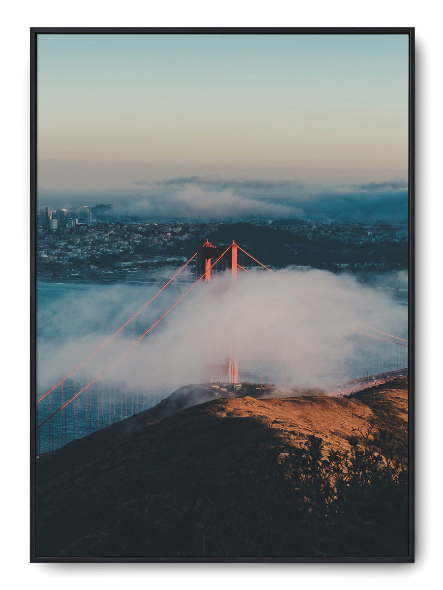 Plakat r A4 21x30 cm Golden Gate Most Stany Zjedno - Printonia | Sklep ...