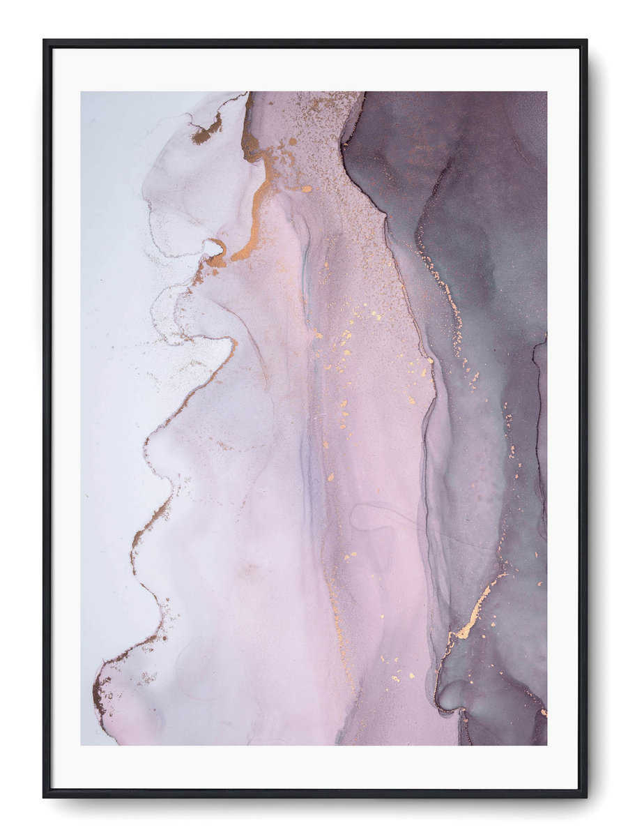 Plakat r B1 70x100 cm Marmur Tekstura Róż Fiolet R - Printonia | Sklep EMPIK.COM