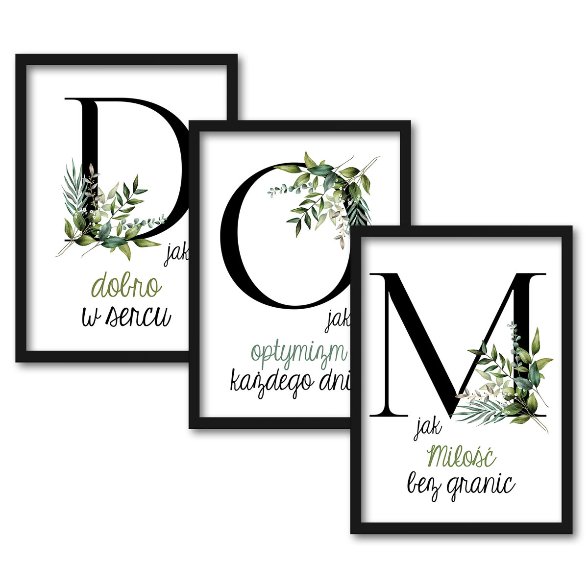 Plakat Ramka A4 Dom Napis Parapetówka 3 Części Z2 - Inna marka | Sklep ...