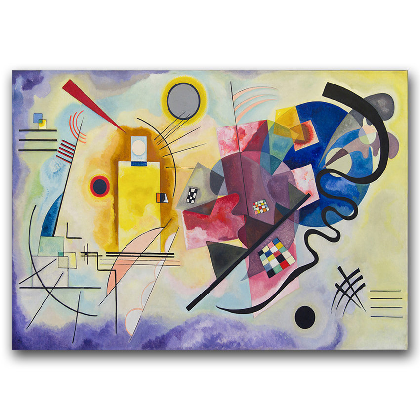 Plakat retro Abstrakcja Wassily Kandinsky A2 60x40 - Vintageposteria ...