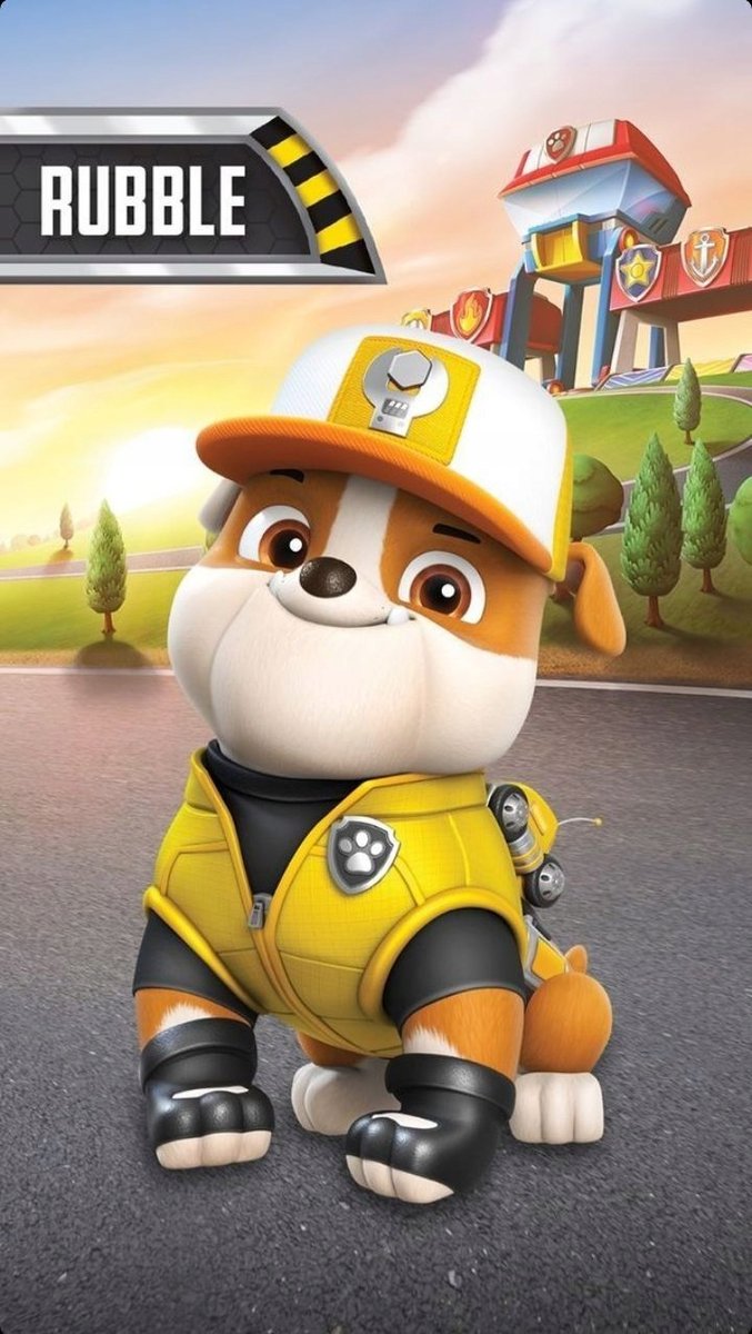 Plakat Rubble Psi Patrol Pies 40x30 cm #10 - Atram | Sklep EMPIK.COM