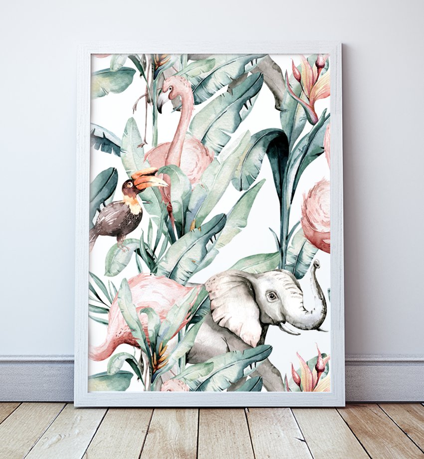 Plakat Safari format A3 - Wallie Studio Dekoracji | Sklep EMPIK.COM