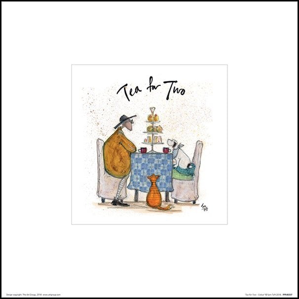 Plakat, Sam Toft Tea for Two, 30x30 cm - Pyramid Posters | Sklep EMPIK.COM