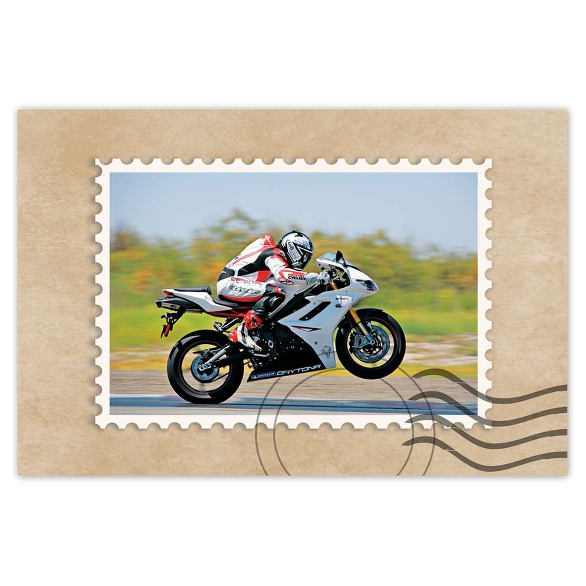 Plakat Ścigacz motocykl Motor, 60x40 cm - ZeSmakiem | Sklep EMPIK.COM